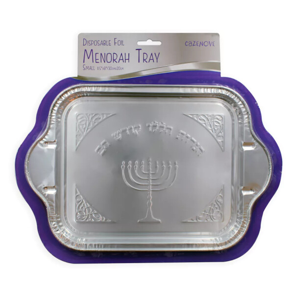 Small Menorah Foil Tray | Sabeny