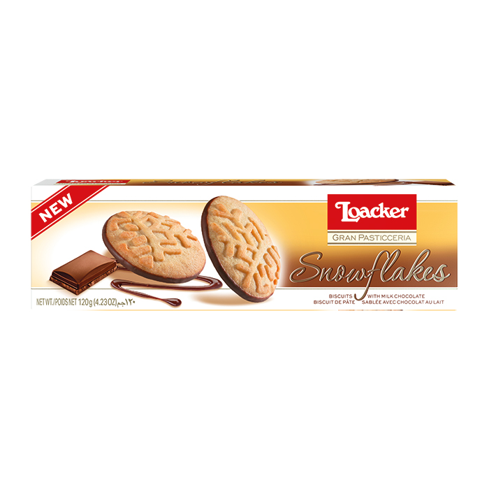 Loacker Gran Pasticceria SnowFlakes Biscuits | Sabeny